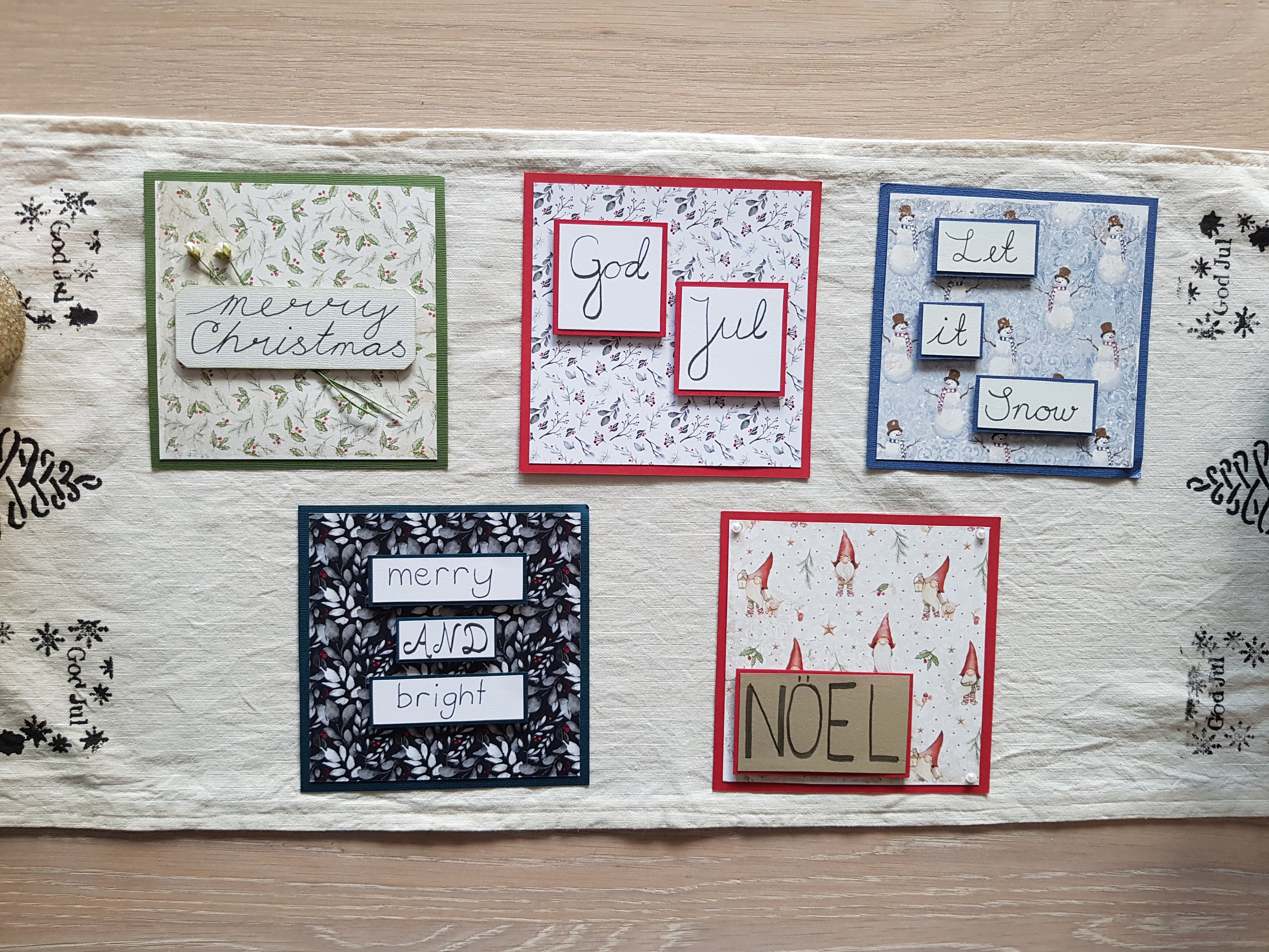 DIY: Astrids tips til enkle julekort – rorvikfloten